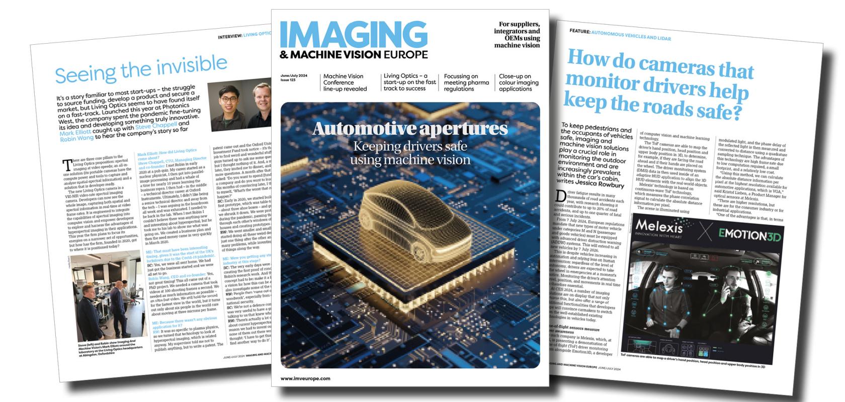 Imaging & Machine Vision Europe magazine June/July issue is out now | Imaging and Machine Vision ...